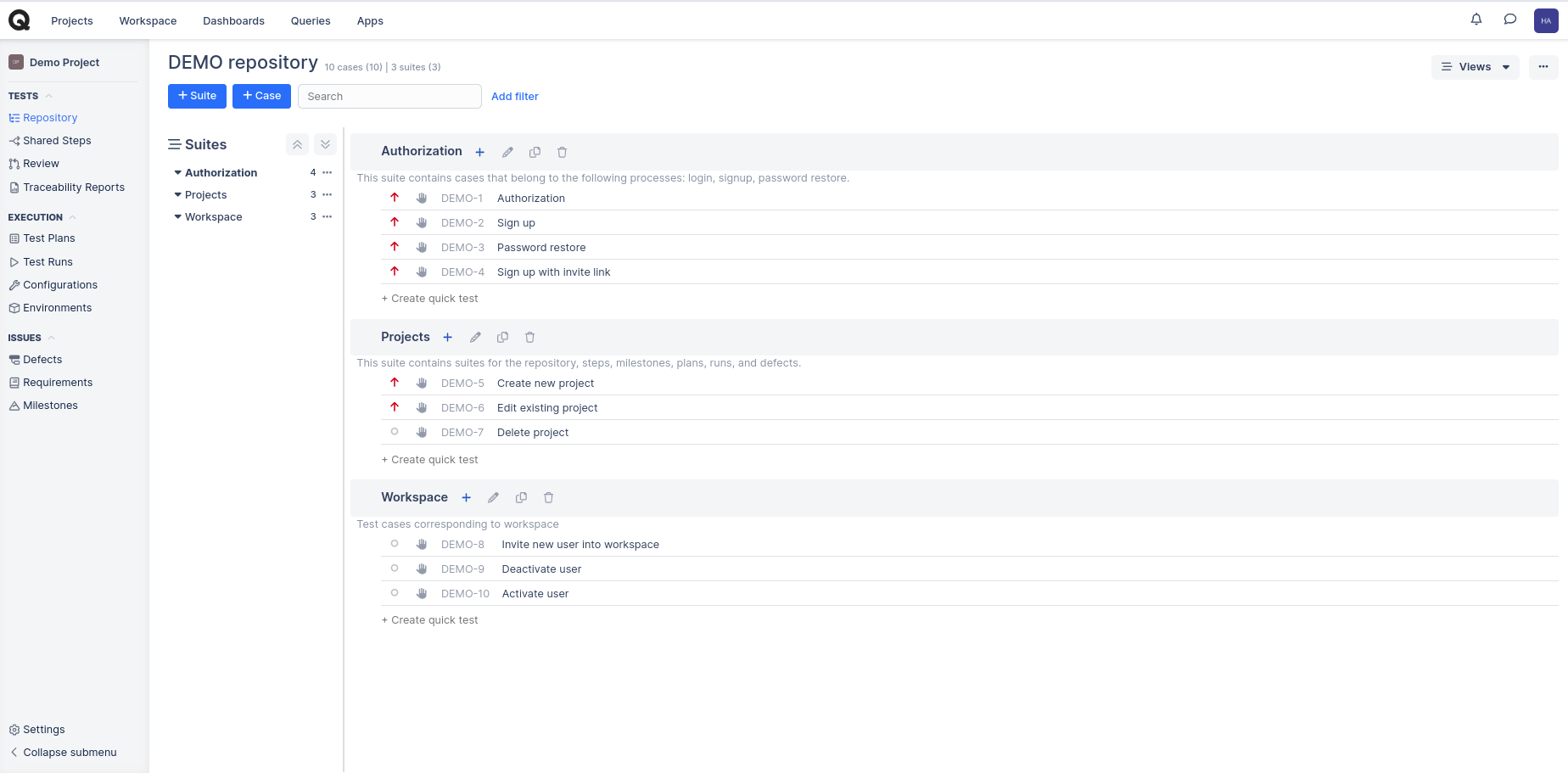Qase - Test Management Tool Overview - Test Automation Tools Qase - Test Management Tool Overview - Test Automation Tools