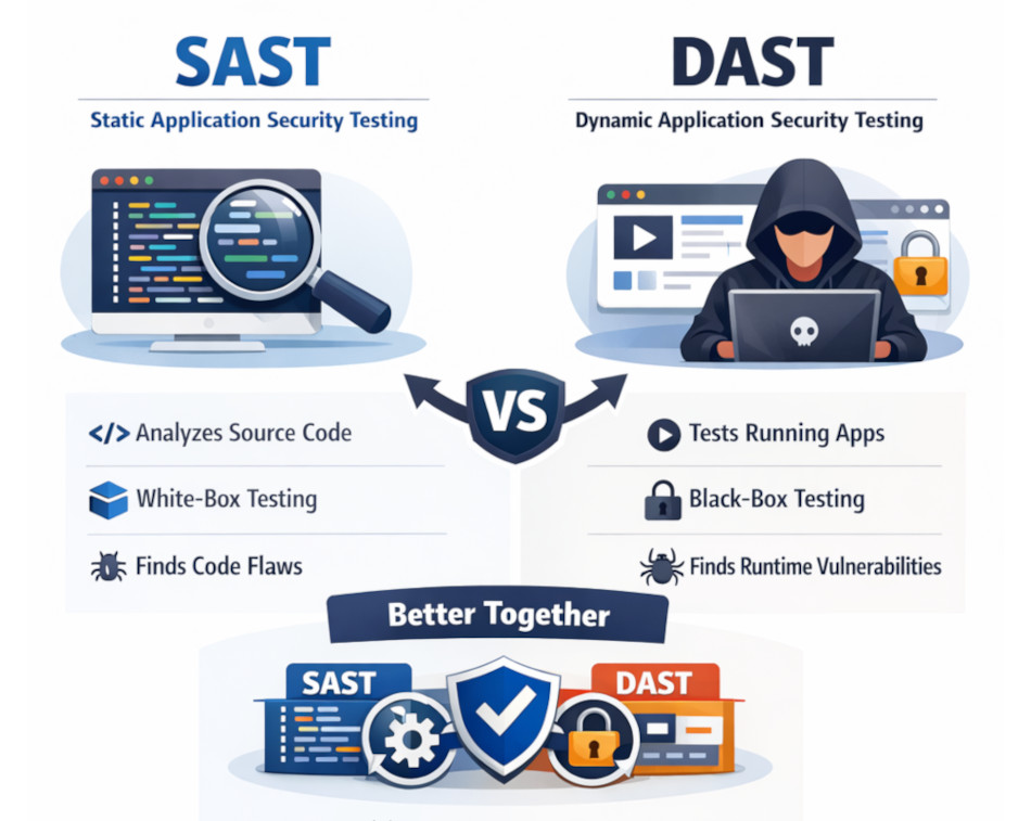 SAST vs. DAST Tools: Key Differences Explained - TestAutomationTools.dev
